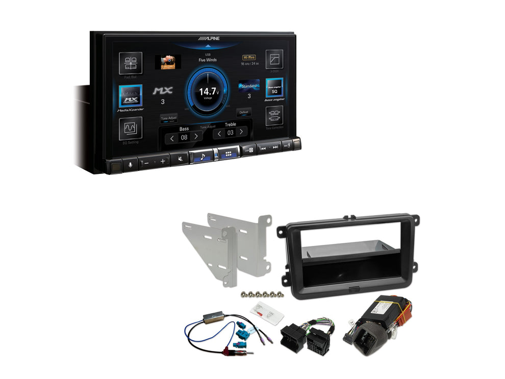 Alpine iLX-705D - MIB-Q Platforms - CarPlay/Android Auto Head Unit ...
