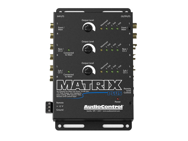AudioControl Matrix Plus - 6 Channel Pre-Amp Line Driver – Studio Incar