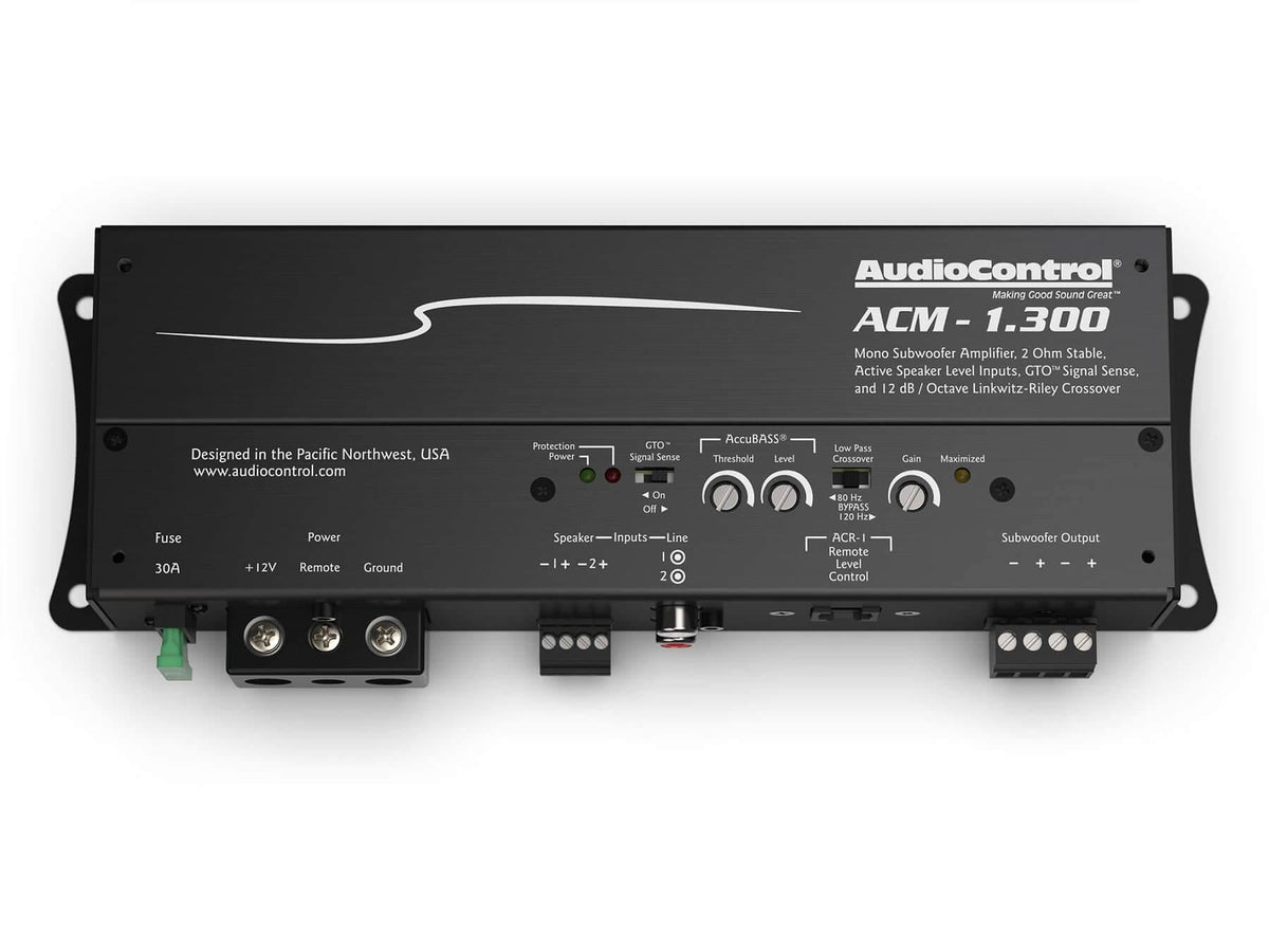 AudioControl ACM 1.300 - Monoblock Micro Amplifier – Studio Incar