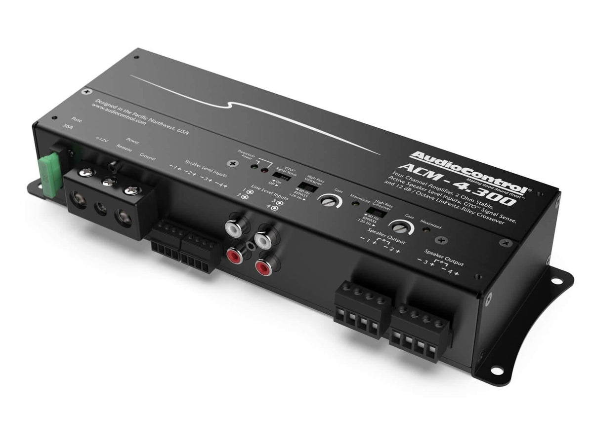 AudioControl ACM 4.300 - 4 Channel Micro Amplifier – Studio Incar
